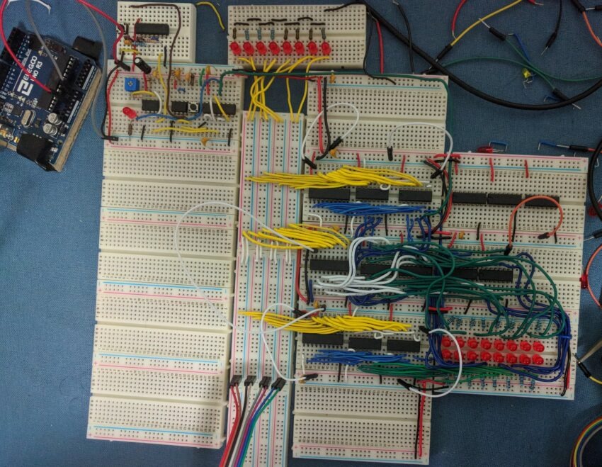 8 bit Computer ALU - Ben Eater 8 bit Computer Challenge